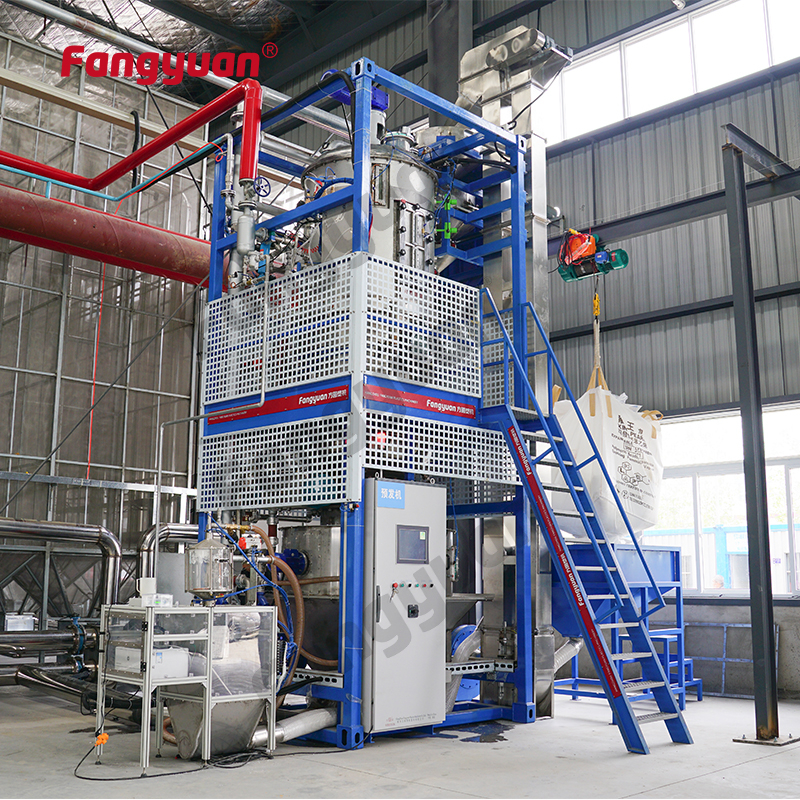 EPS expandable polystyrene pre expander foaming machine with vacuum ...
